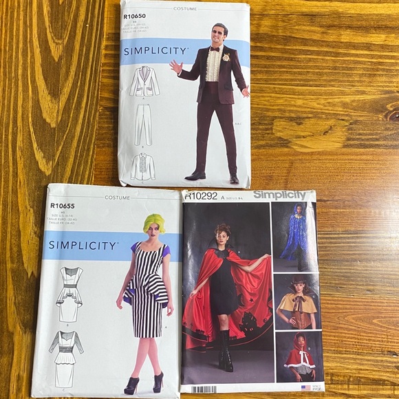 Simplicity | Other | Simplicity New Costume Patterns Halloween | Poshmark